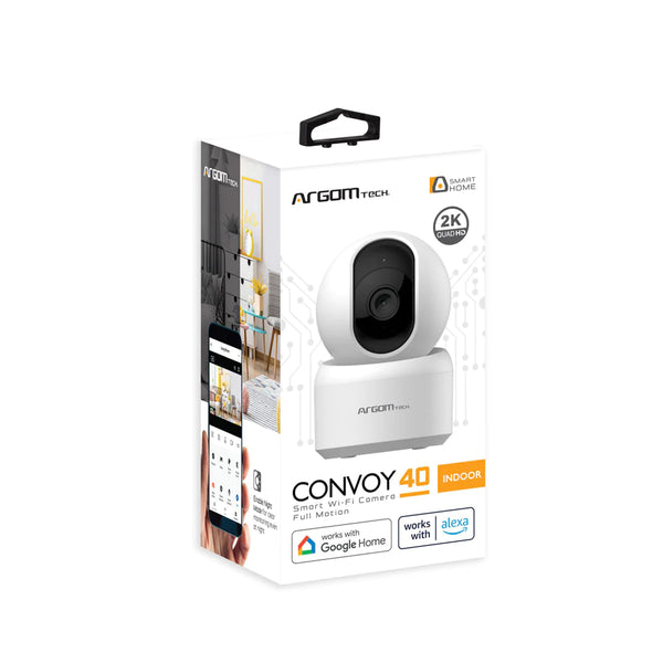 Argom Convoy 40 Smart Wi-Fi Full Motion Indoor 2K QHD Camera – GS-COM