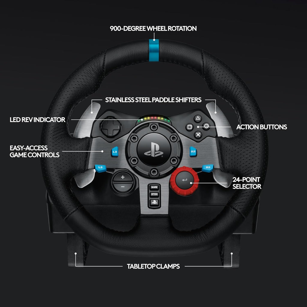 Logitech G29 Driving Force Steering Wheels & Pedals – GS-COM