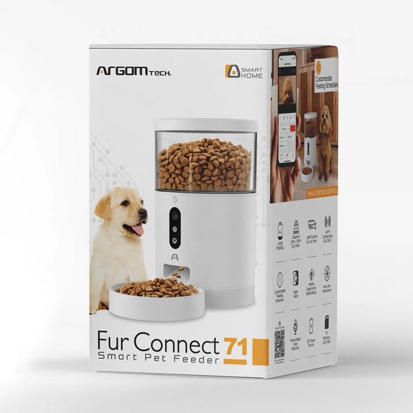 Argom FurConnect 71 Smart Pet Feeder (ARG-SV-8071WT) – GS-COM
