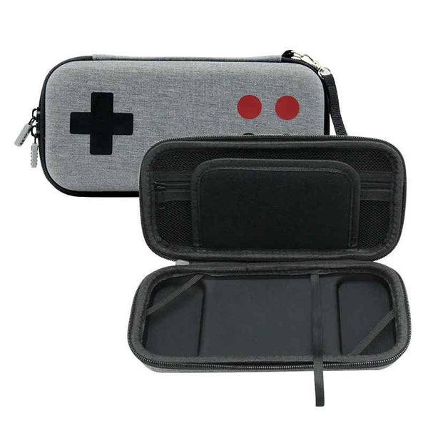 Nintendo Switch Lite Gray Arcade Pattern Handbag with Wristband – GS-COM
