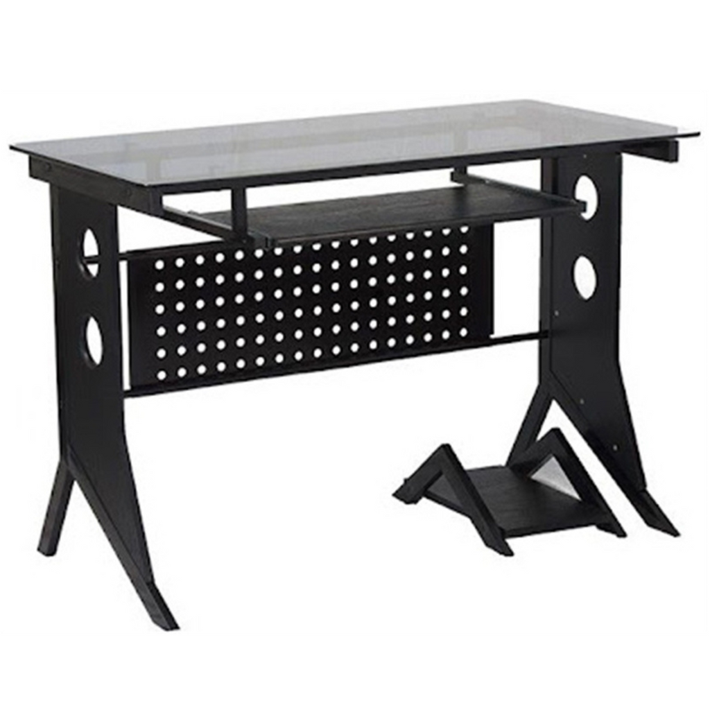 Glass-top Computer Desk (AM121GEN36) – GS-COM