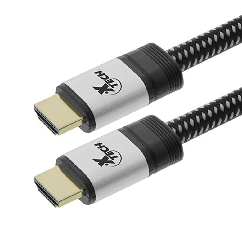 Xtech 6ft HDMI male to HDMI male high-speed braided cable – GS-COM