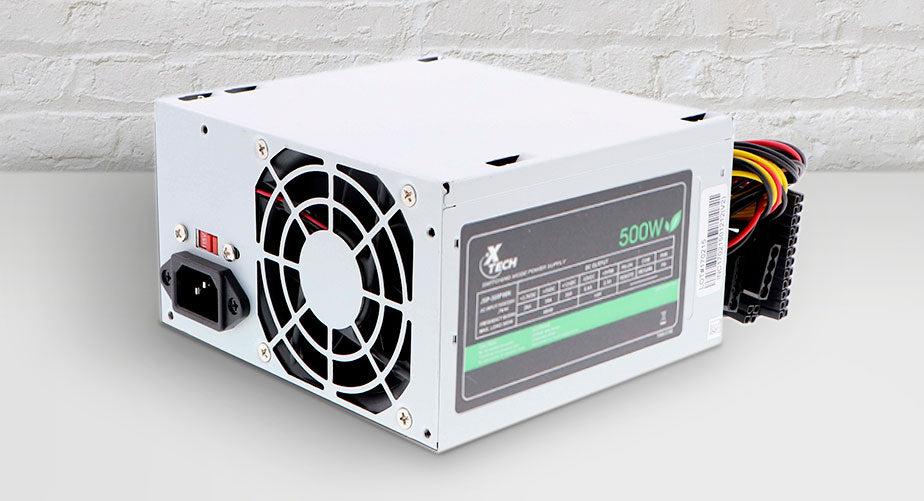 Xtech 500W Power Supply with 2 SATA connectors – GS-COM