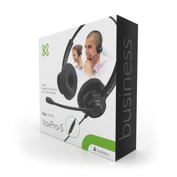 Klipxtreme VoxPro-S KCH-911 Stereo business headset – GS-COM